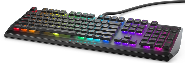 Alienware AW510K: teclado mecânico de baixo perfil com retroiluminação ...