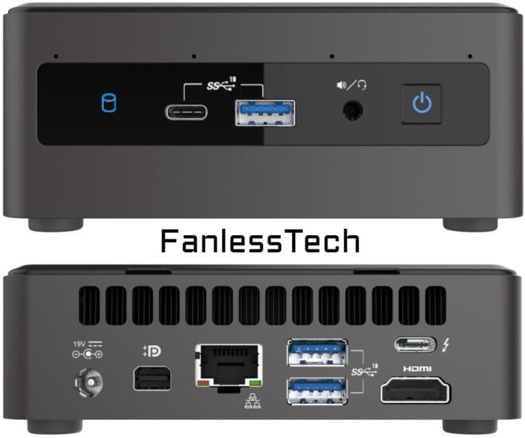 O Intel NUC 11 compacto e baseado em Tiger Lake oferece suporte a PCI ...