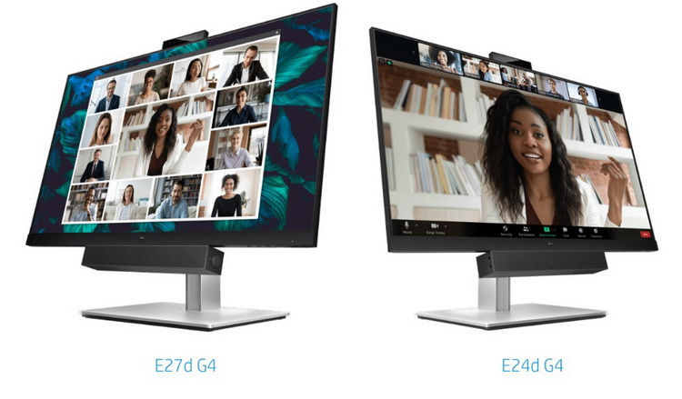 HP lança monitores de videoconferência com webcam retrátil e barra de ...