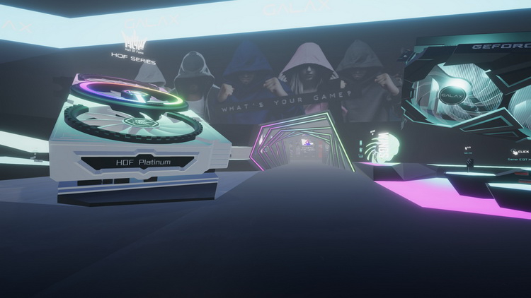 Galax criou um showroom virtual onde as placas de vídeo NVIDIA estão ...